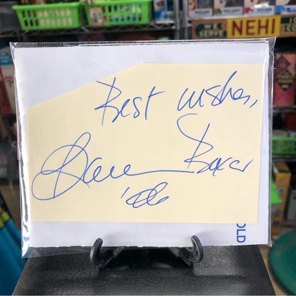 Other | Former Senator Barbara Boxer Signed Cut Signature | Poshmark
